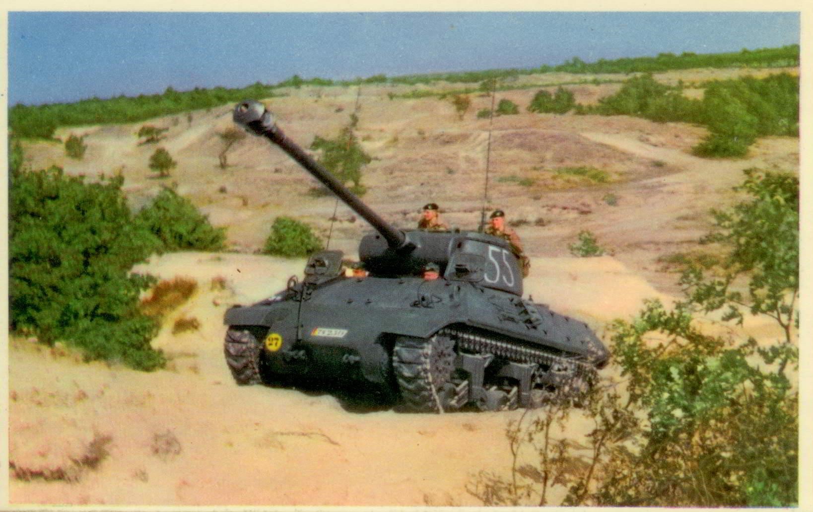 Tank M 36 de 90 mm – 1950-1958 – Armée Belge Belgisch Leger