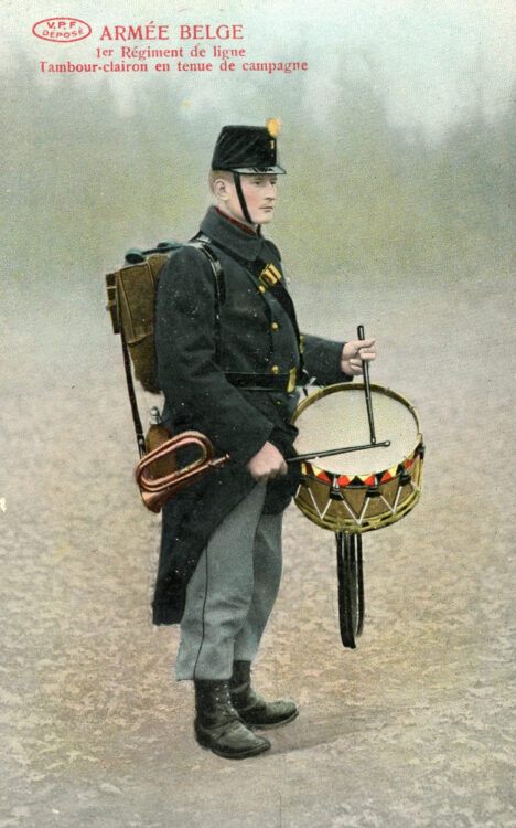 1er Régiment de Ligne – Tambour-clairon en tenue de campagne (3542 ...