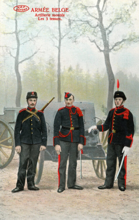 Artillerie montée – Les 3 tenues (3555) – Armée Belge Belgisch Leger