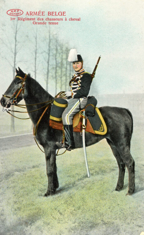 1er Régiment des chasseurs à cheval – Grande tenue (3573) – Armée Belge ...