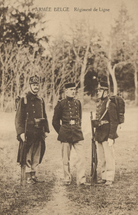 Régiment de Ligne – Les trois tenues – Armée Belge Belgisch Leger